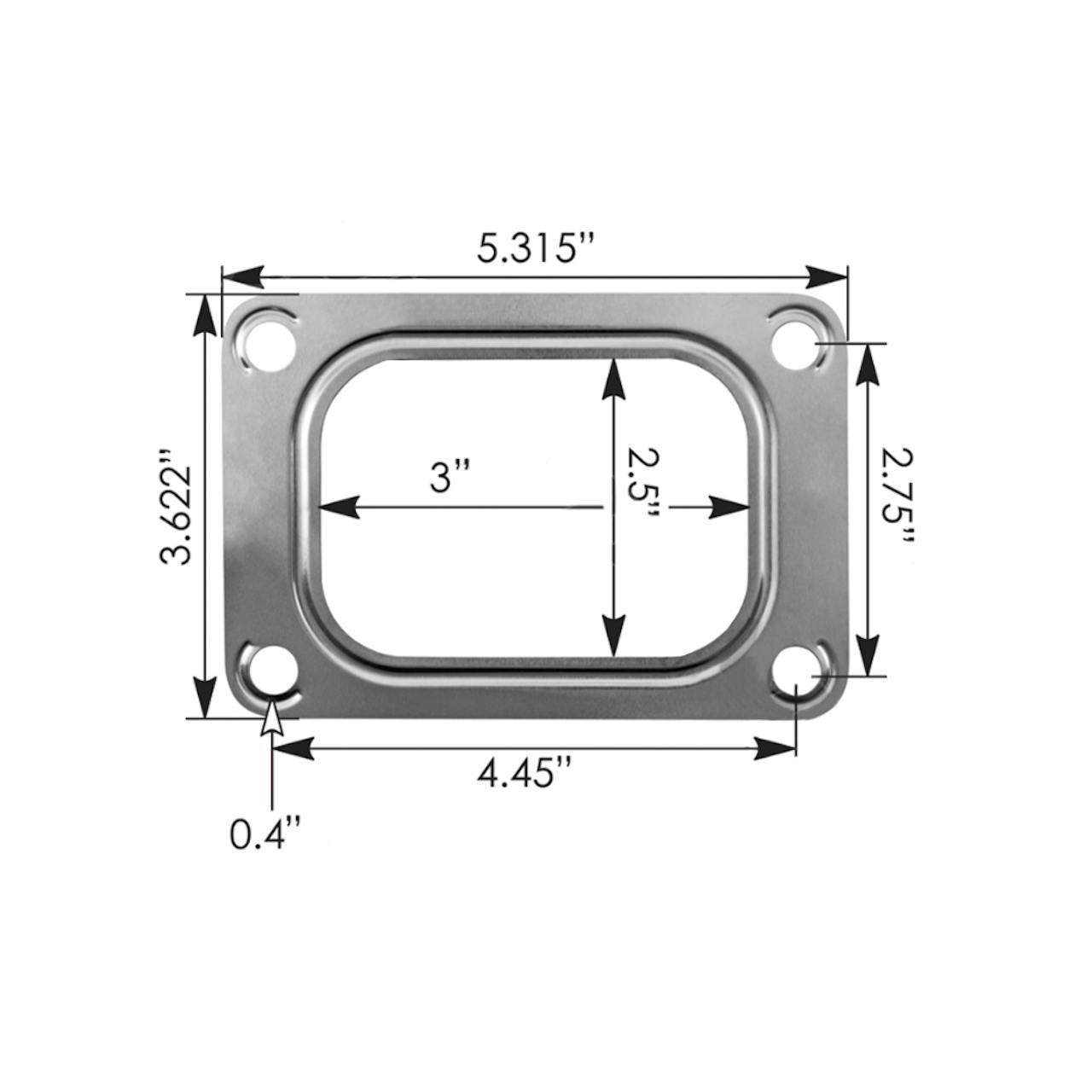 Detroit Diesel Turbo Mounting Gasket 590GB1156 | Raney's