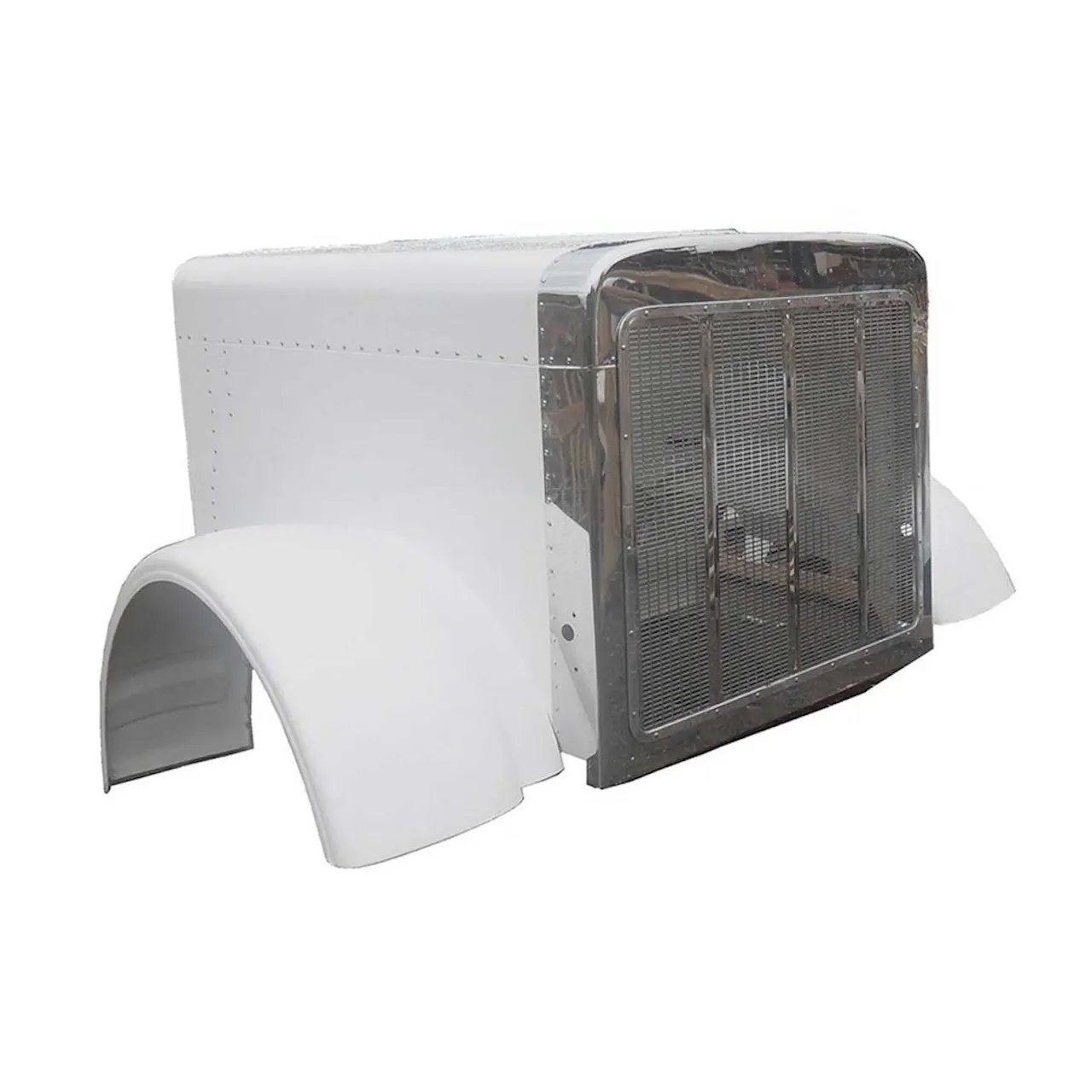 Peterbilt 388 389 Aluminum Hood With Grille 2007 And Newer | Raney's