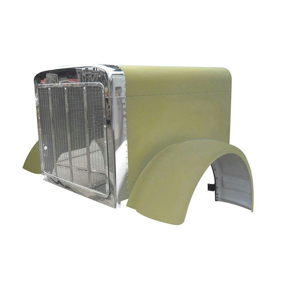 Peterbilt 388 389 Aluminum Hood With Grille 2007 And Newer | Raney's