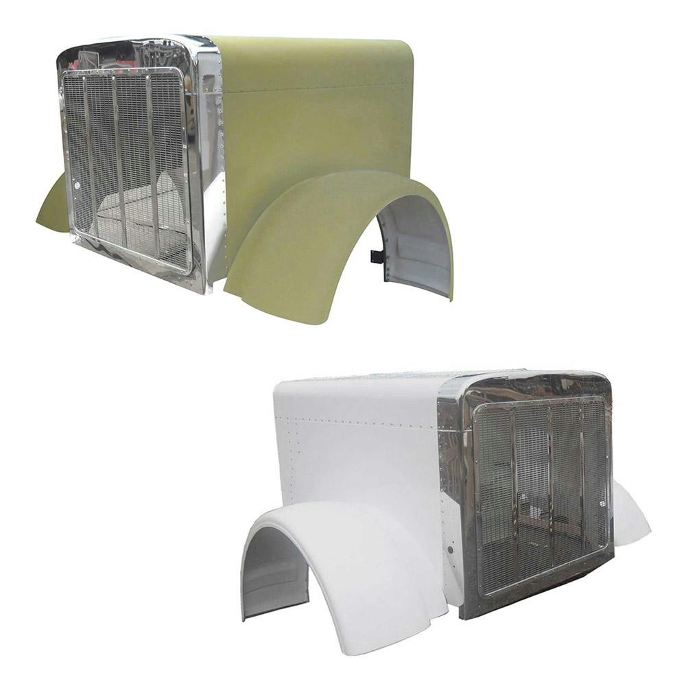 Peterbilt 388 389 Aluminum Hood With Grille 2007 And Newer | Raney's