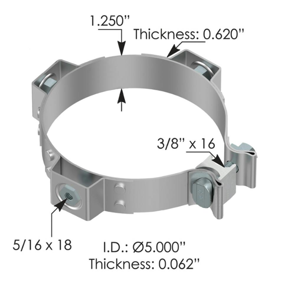 International Heat Shield Mounting Bracket FLTEC050DA | Raney's