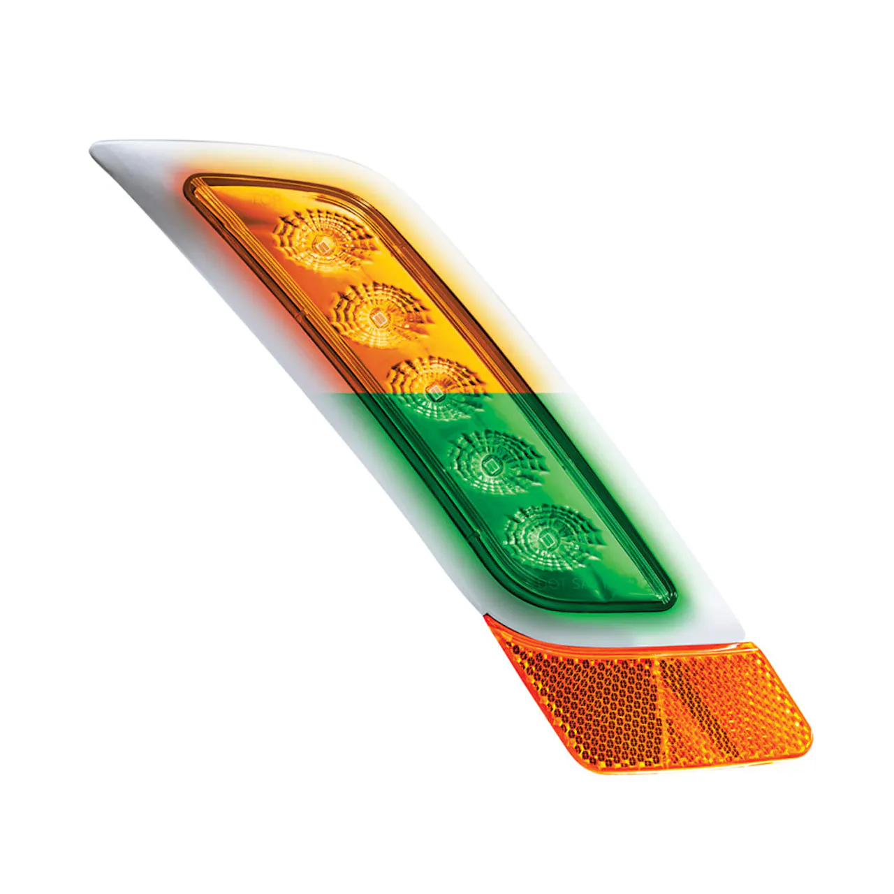 Peterbilt 579 589 LED Amber Fender Turn Signal Light
