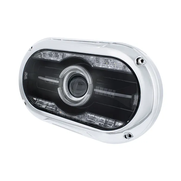 Full LED One-Piece Style Blackout Projector Headlight