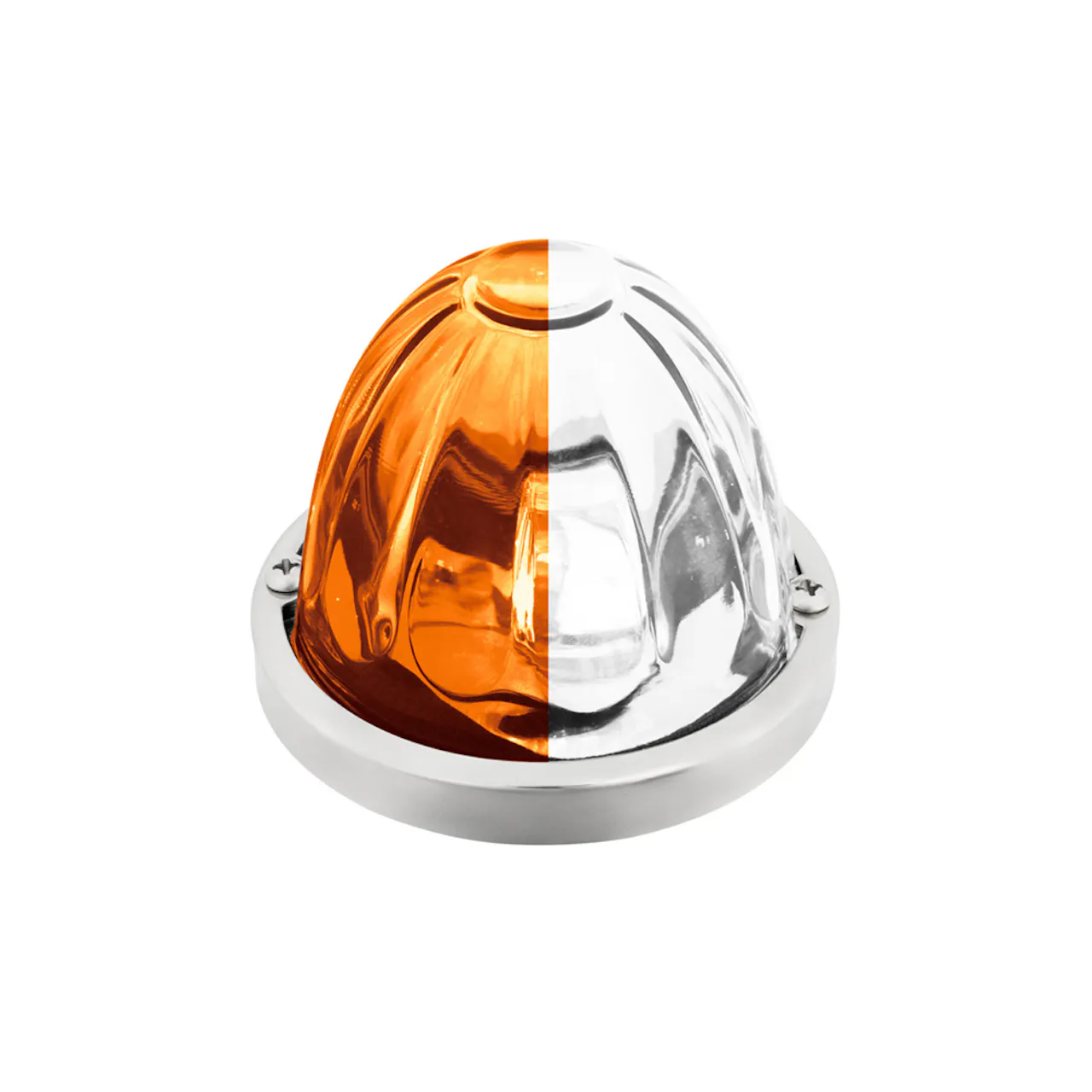 LED 3" Watermelon Double Fury Amber Marker Light | Raney’s