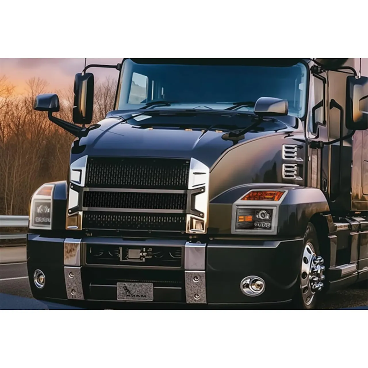Mack Anthem Blackout Full LED Projector Headlight Assembly | Raney's