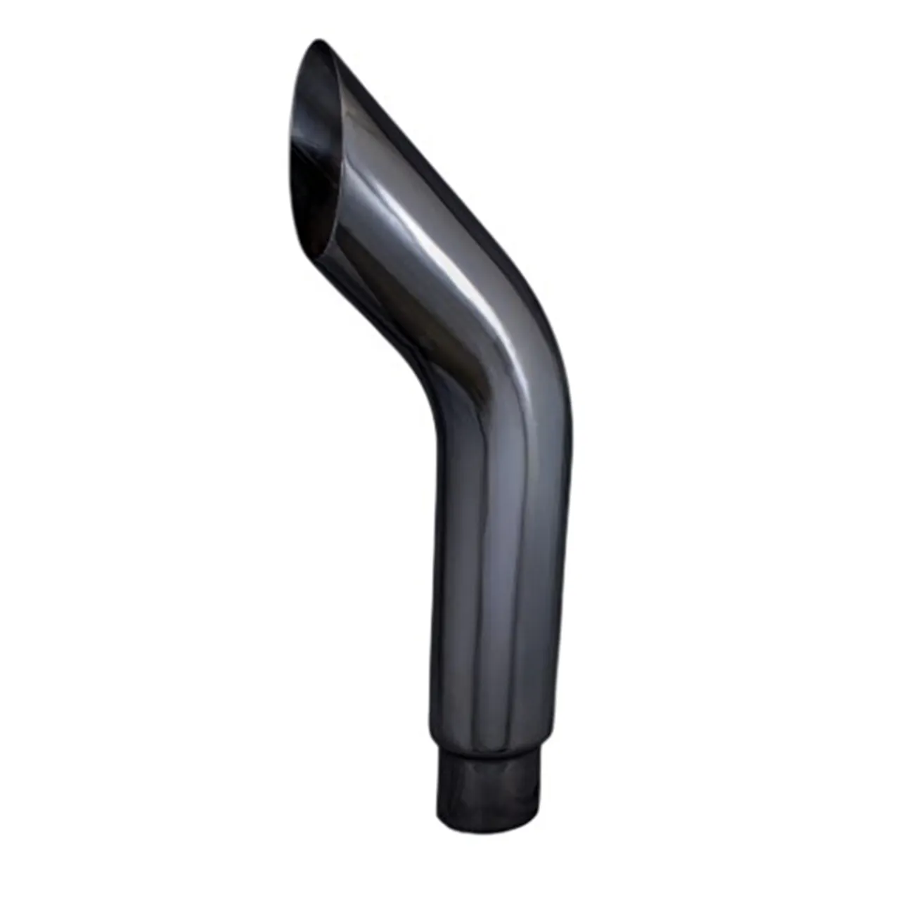 Bullhorn Chrome Exhaust Stack 36" x 6" Reduced To 5"