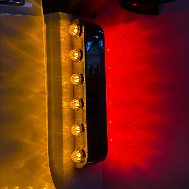 Kenworth Peterbilt Flush Mount Filter Light Panel 6 Holes