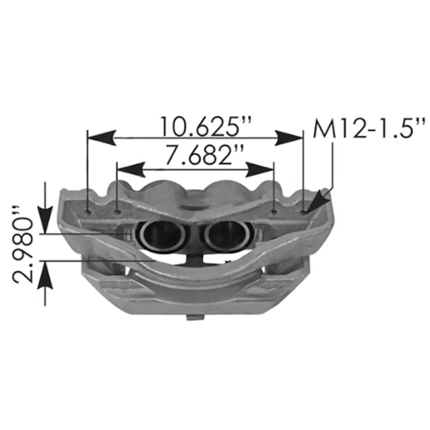 60mm Twin Piston Disc Brake Caliper TDALRG717 TDALRG716 | Raney's