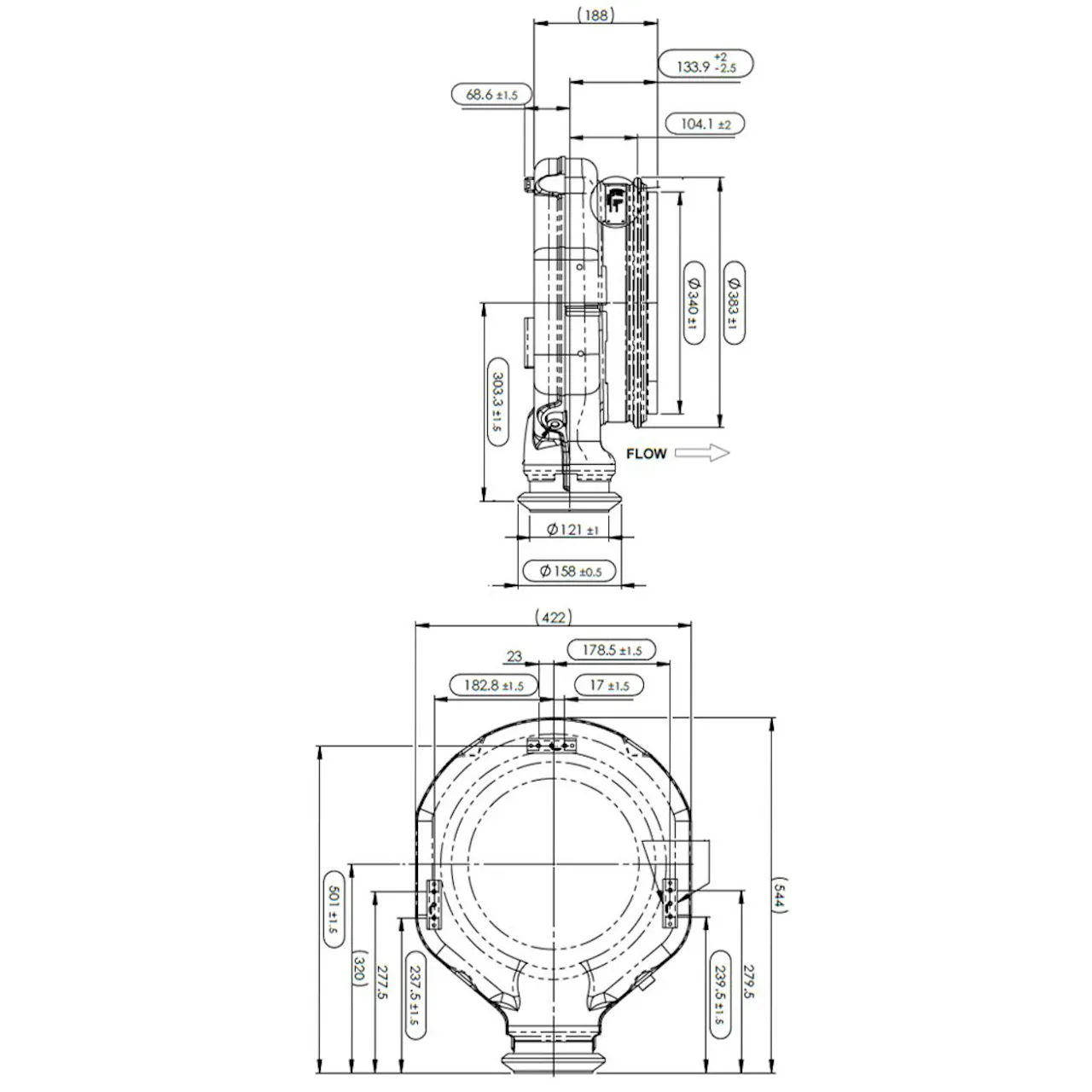 Cummins Paccar DOC Pancake Inlet 4394756 4394756NX | Raney’s