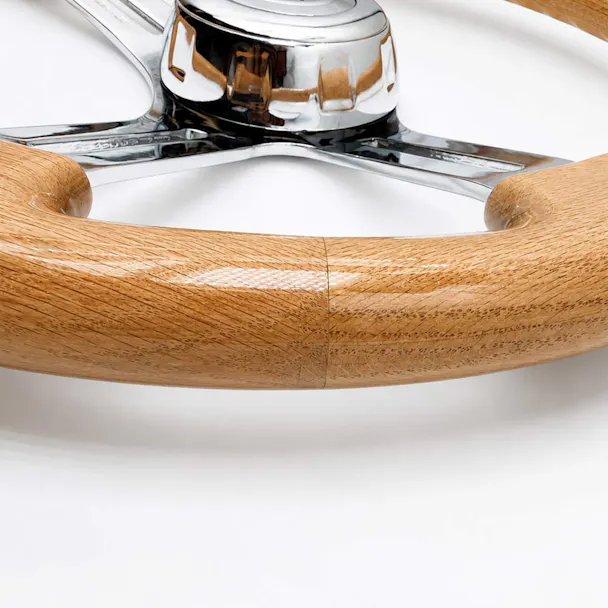 18" Jigsaw Custom Wood SCI Steering Wheel | Raney's