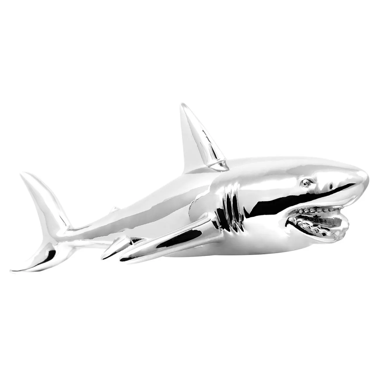 Chrome Bruce The Shark Hood Ornament Grand General | Raney's