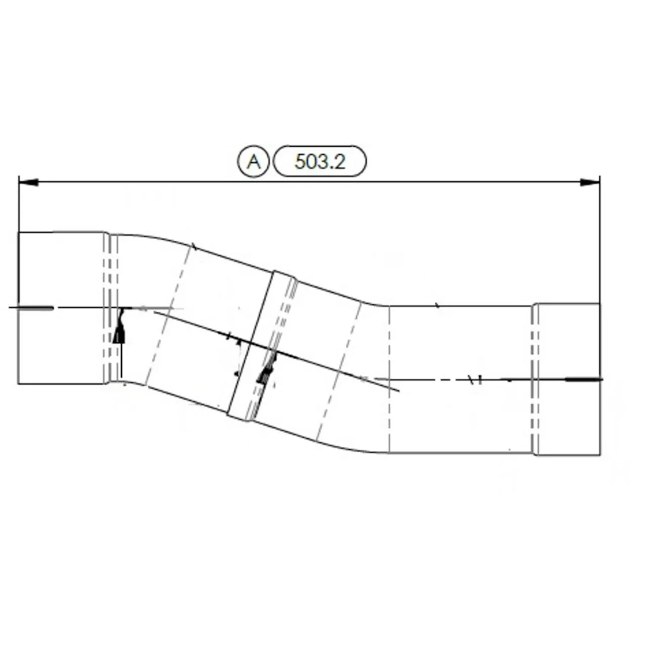 Freightliner Exhaust Pipe 426838000 A0426838000