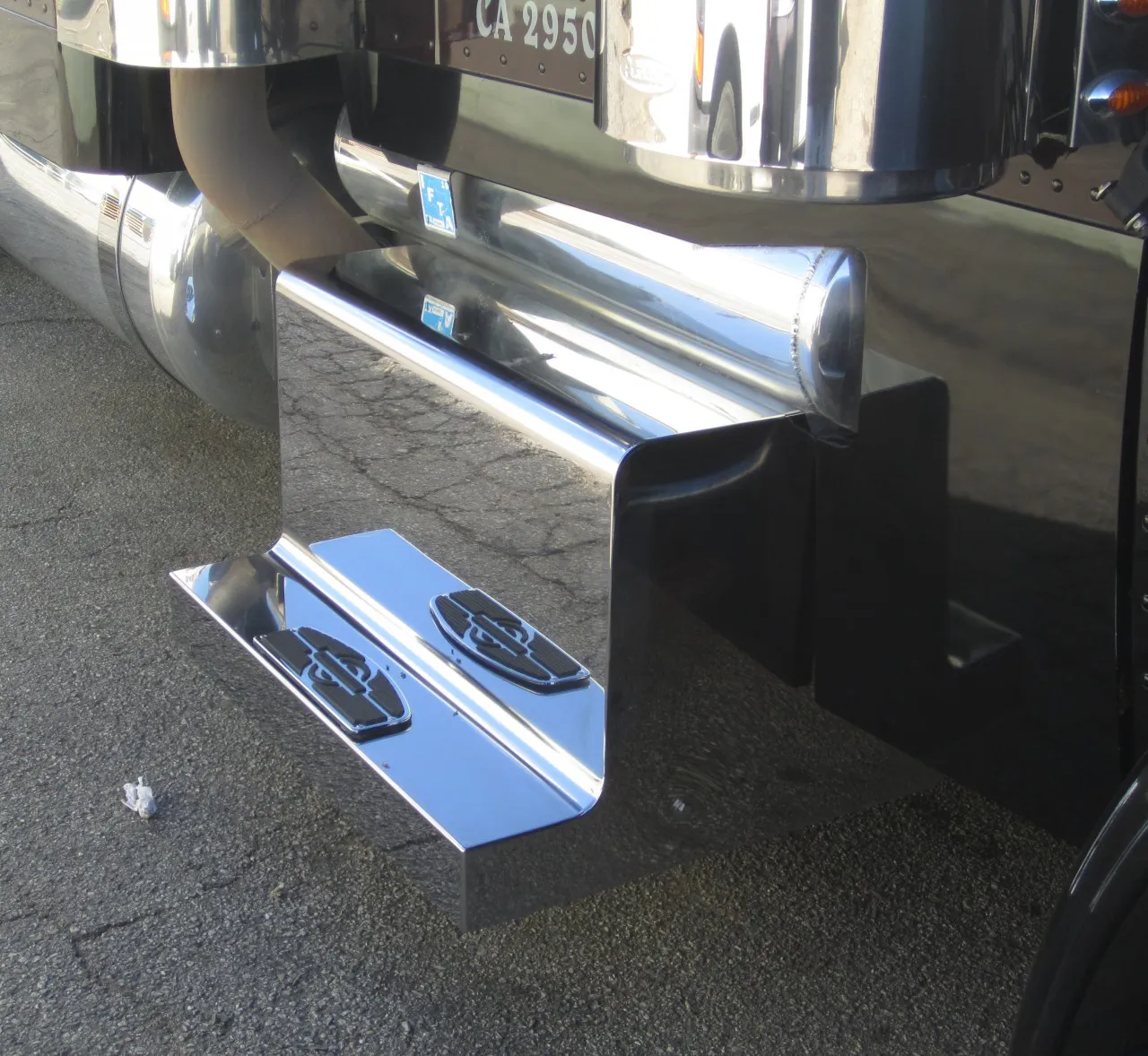 Peterbilt 389 4" Step Stainless Steel Monster Box Lid Cover - Raney's ...